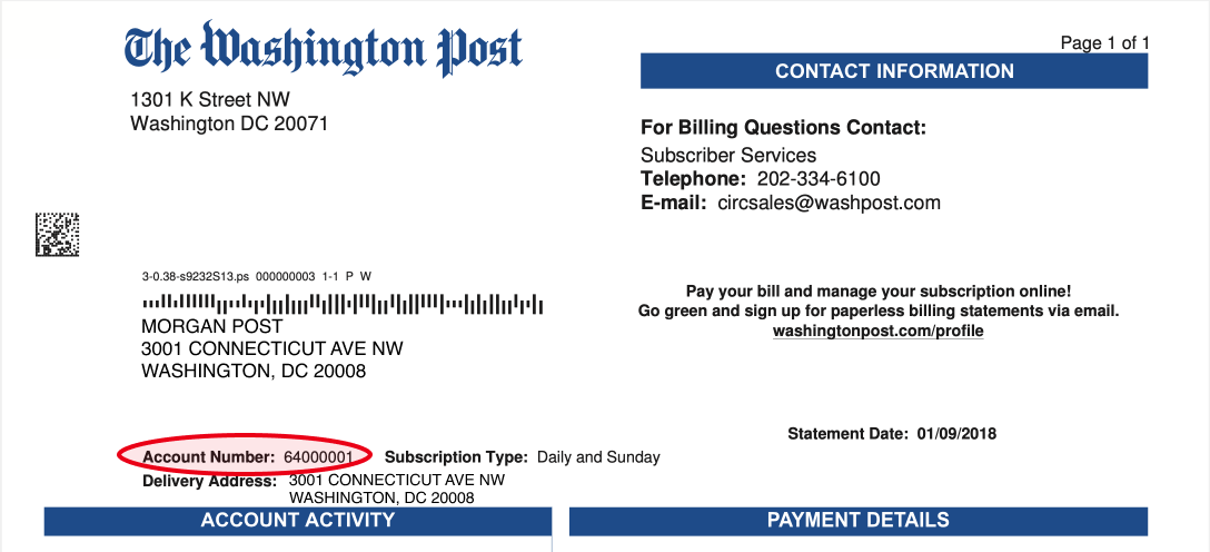 Link a print subscription account for unlimited digital access – The ...